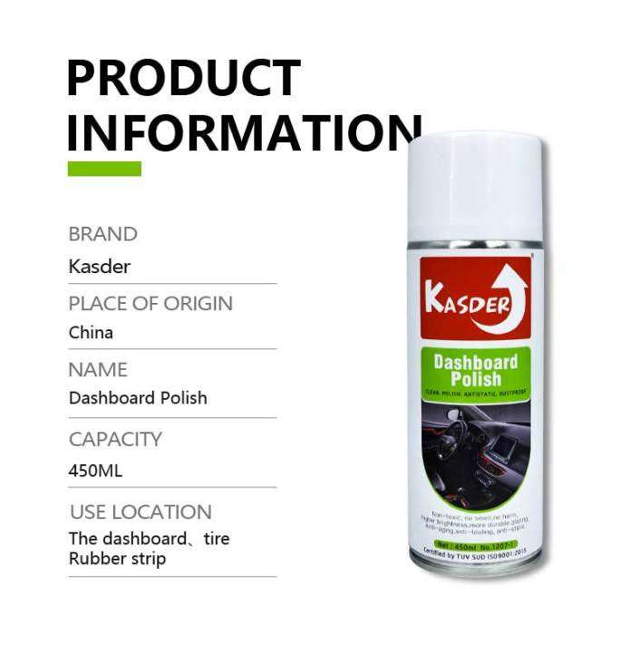 Kasder Dashboard Polish 450ml | Lazada
