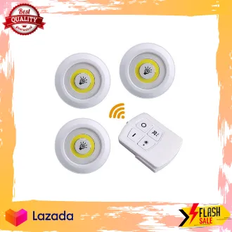 JMS LED Light With Remote Control Set of 3 With Battery | Lazada PH