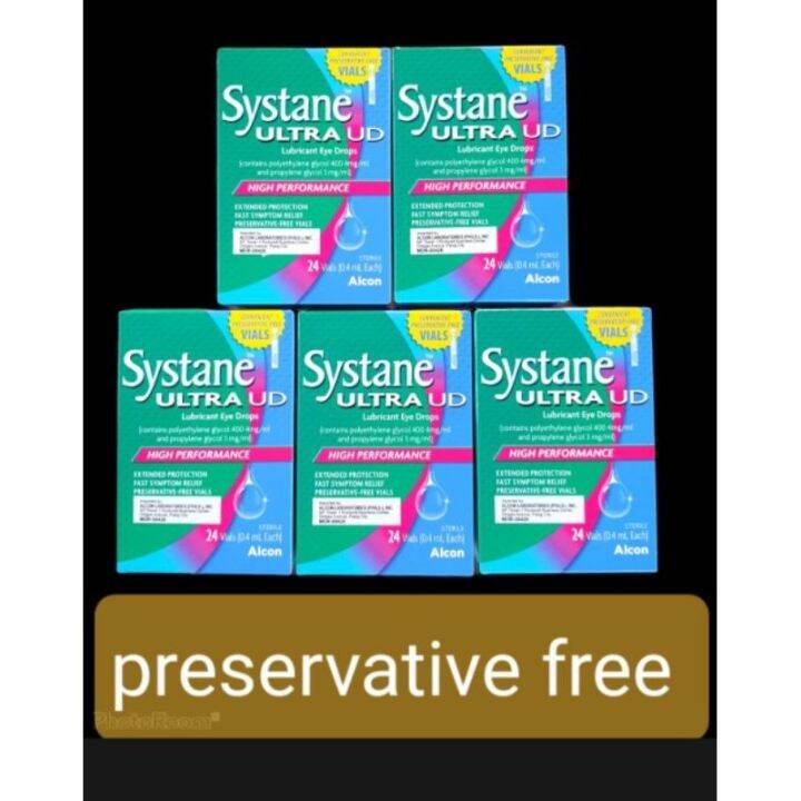 The new 2022 Systane Ultra UD Lubricant Eye drops 24 Vials | Lazada PH