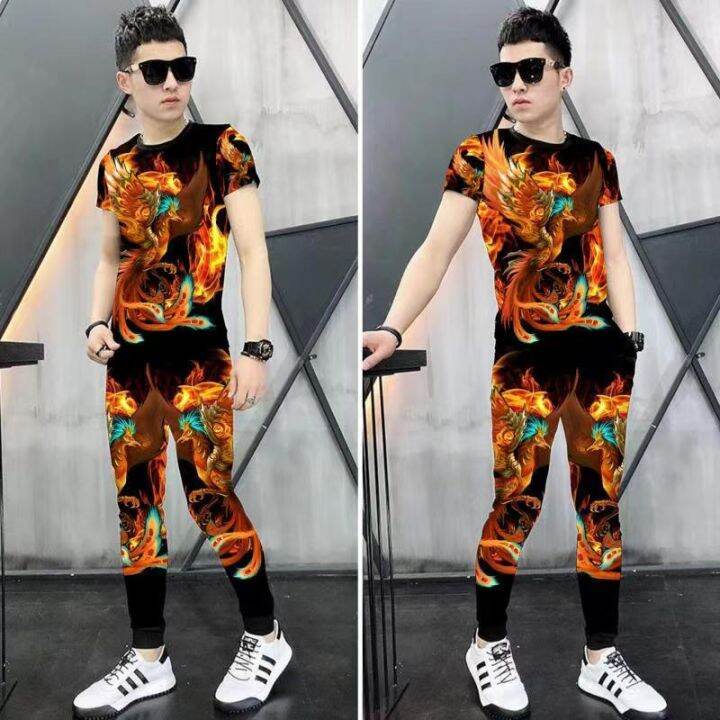 Single piece/suit of clothing hot style clothes for men Kuaishou Douyin ...