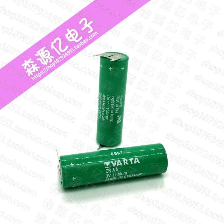 แบตเตอรี่ลิเธียม VARTA CRAA 3V ของแท้พร้อมเท้าเชื่อม CR14500 CR AA ...
