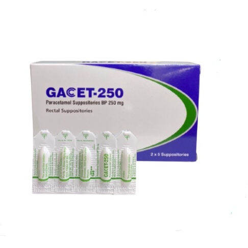 GACET - 250 PARACETAMOL SUPPOSITORIES UBAT SUMBAT 2X5 (10 PCS/BOX) | Lazada