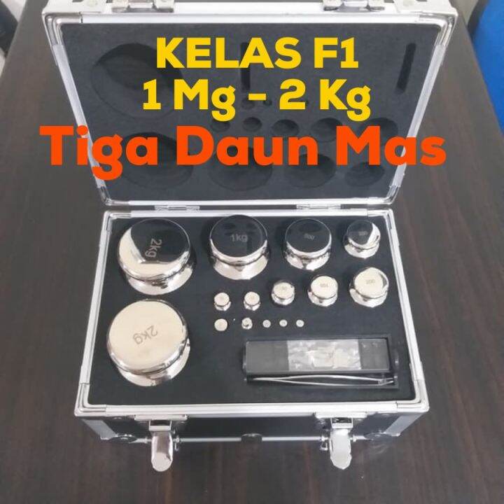 Batu timbangan Set kelas F1 1 Mg - 2 Kg / Anak Timbangan Set Kelas F1 | Lazada Indonesia