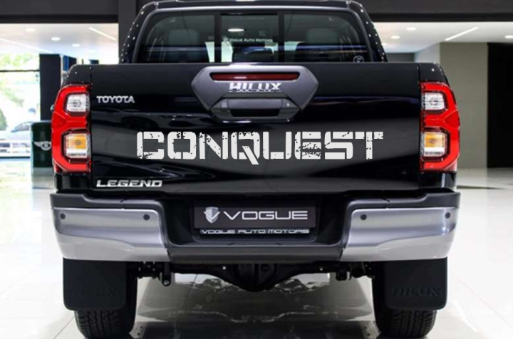 CONQUEST DESIGN 2 TAILGATE cut out vinyl sticker 5x39 inches | Lazada PH