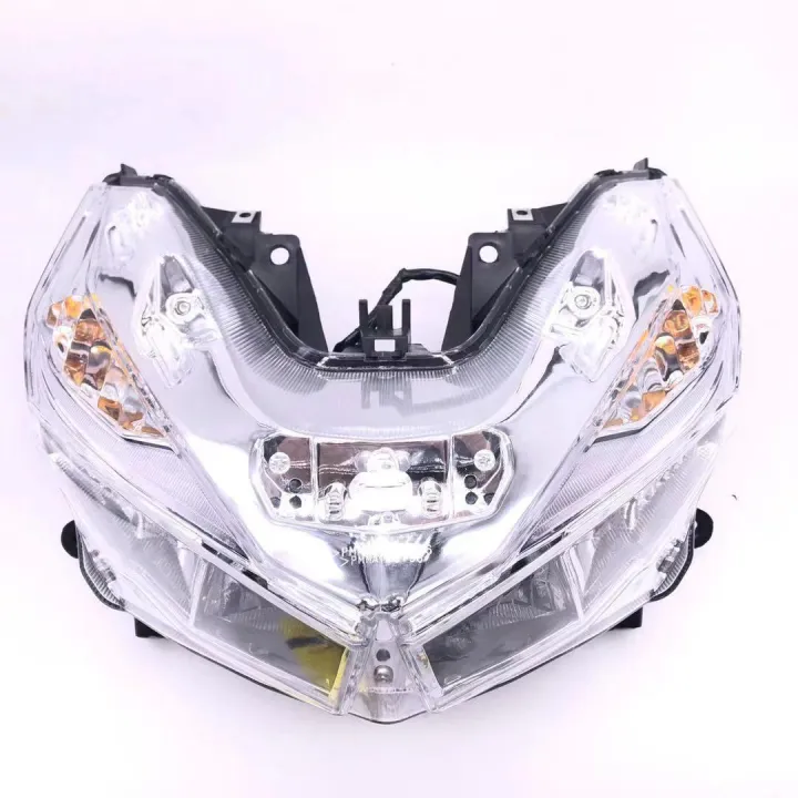 CLICK125 HEADLIGHT BLUE YELLOW MOTORCYCLE CLICK 125 [STAR LIGHT ...