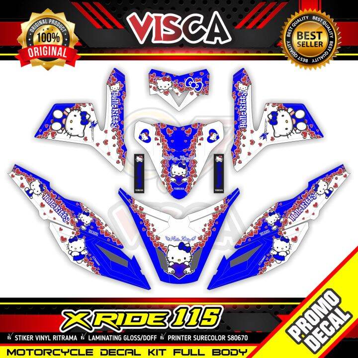 Decal X-RIDE 115 Full Body StikeR X-RIDE Full Body Striping X-RIDE ...