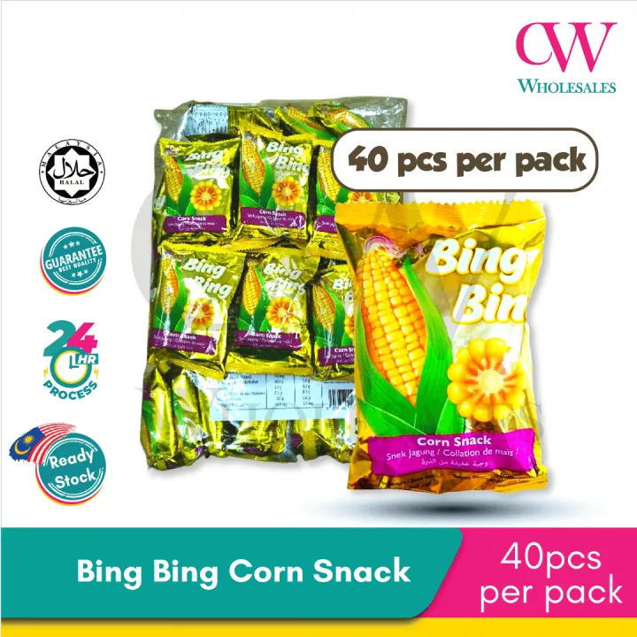 Bing Bing Corn Snack 40 packs per bag | Lazada