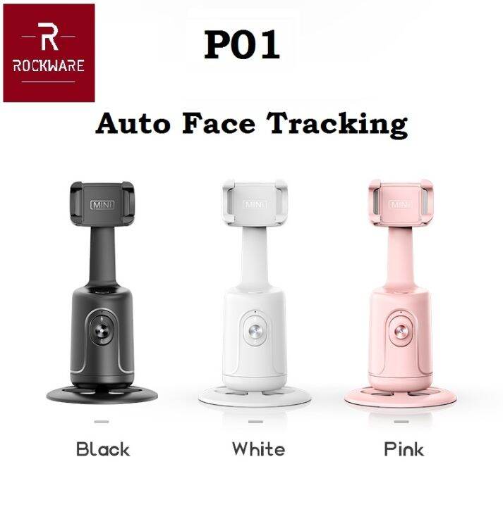 ROCKWARE P01 Auto Face Tracking Selfie Stick Tripod Sensor Wajah Muka ...