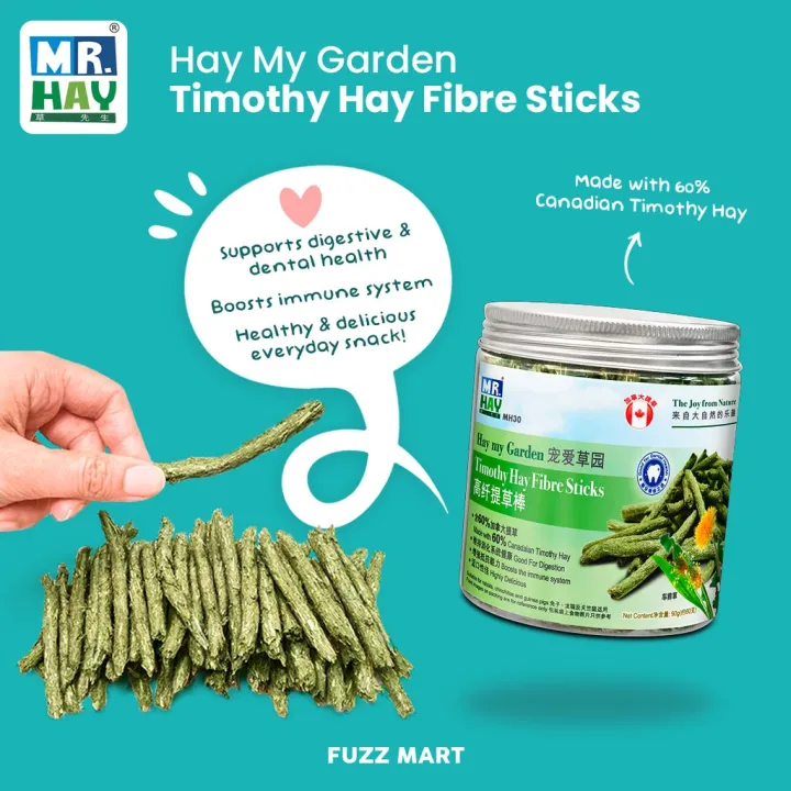 Mr. Hay Timothy Hay Fiber Sticks 90g | Lazada PH