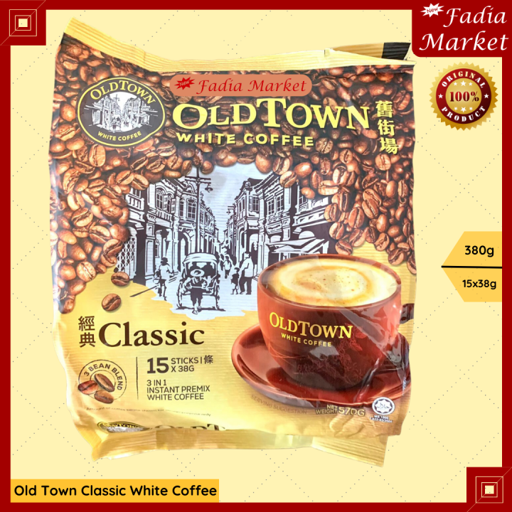 Old Town White Coffee Kopi Putih Classic Malaysia 570g 15x38g | Lazada Indonesia