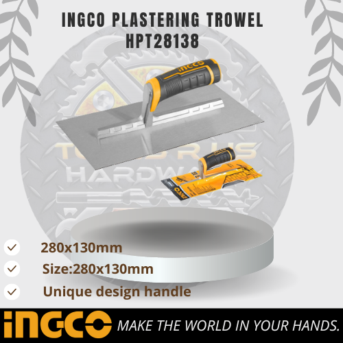 Ingco Plastering Trowel 280x130mm HPT28138 | Lazada PH