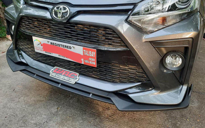 Toyota Wigo 4pcs front diffuser set (gen2 and gen3) | Lazada PH