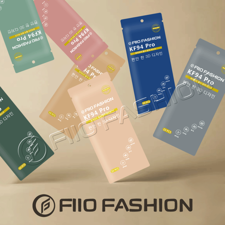 KF94 Face Mask Original FIIO FASHION 4 layers Non-woven k94 FDA ...