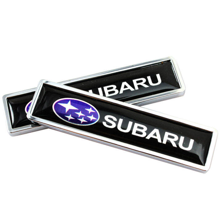2 Pieces Metal Car Decoration Emblem Badge Decal For Subaru forester xv ...