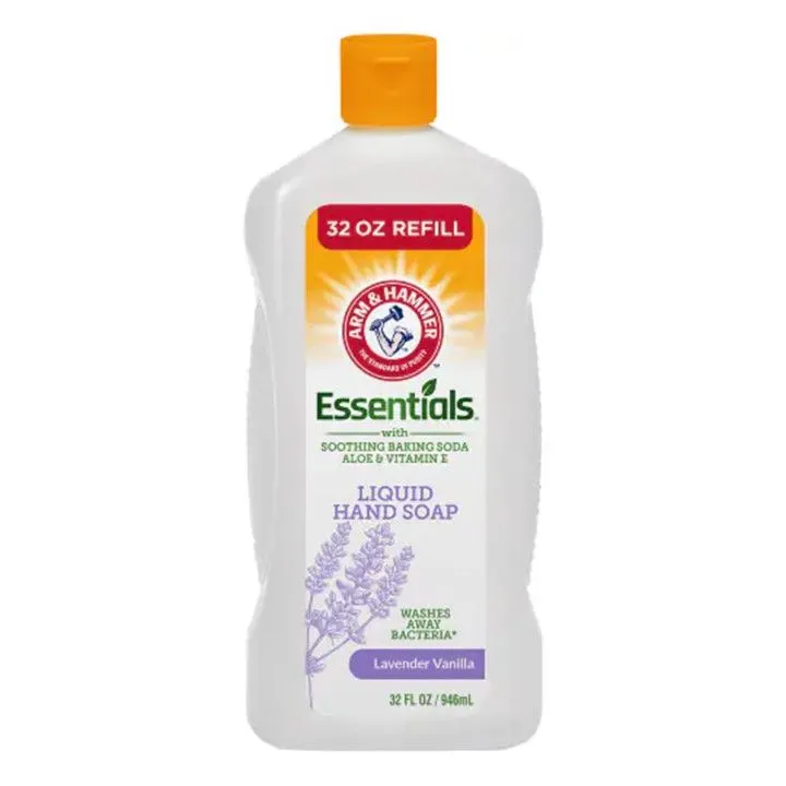 Arm & Hammer Essentials Liquid Hand Soap Refill, Lavender Vanilla 946ml ...