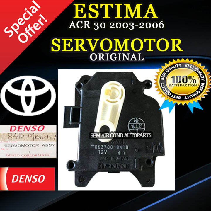 TOYOTA ESTIMA ACR30 2003-2006 YEAR ORIGINAL JAPAN DENSO ND SERVO MOTOR/ SENSOR (CAR AIRCOND ...