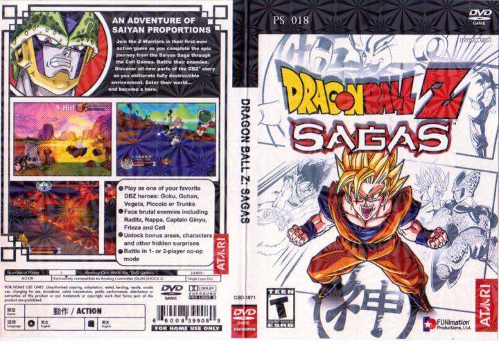 PS2 GAME DRAGON BALL Z SAGAS | Lazada