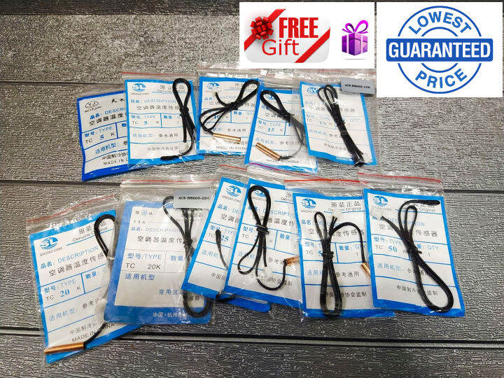 🎁 +SMALL FREE GIFT 🎁 COPPER SENSOR YORK / DAIKIN / ACSON ( COIL SENSSOR ...