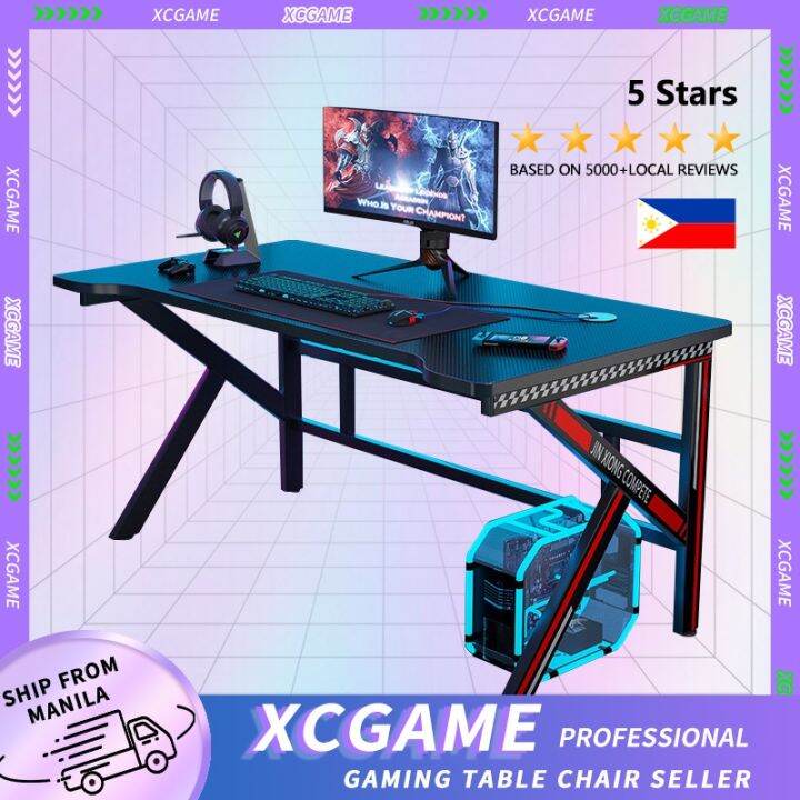 XCGAME Double Gaming Table Computer Table Desk Couple Double Gaming ...