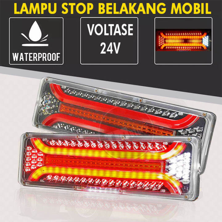 Stoplamp Truk 24 Volt Lampu Rem Belakang Variasi Mobil Truk Stoplamp ...
