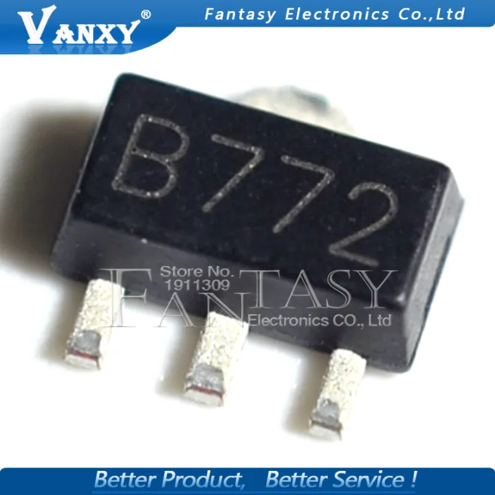 20 ชิ้น 2SB772 SOT89 B772 SMD SOT-89 PNPทรานซิสเตอร์พลังงานขนาดกลางใหม่และเป็นต้นฉบับ | Lazada.co.th