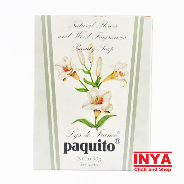 PAQUITO NATURAL FLOWER & WOOD FRAGRANCES BEAUTY SOAP 90gr - Sabun ...