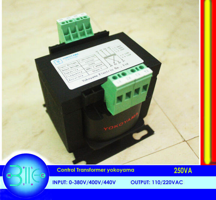 250VA Ind. Control Transformer Brand: “Yokoyama” Rating Capacity: 250VA, Primary Voltage: 380 ...