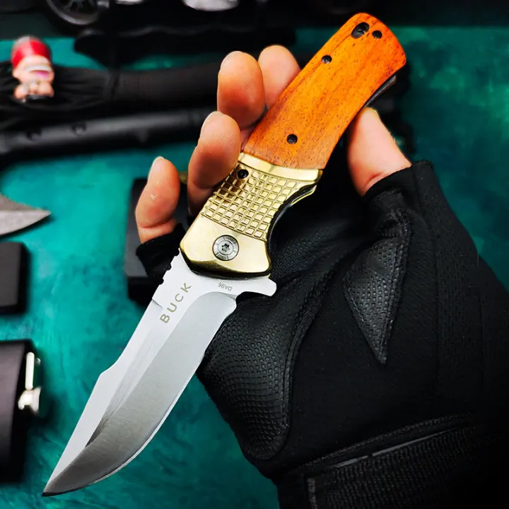 มีดพับคมๆ Buck-DA96 มีดพับ มีดพับพกพา แบบเปิดเร็ว มีดเดินป่าความแข็งสูง Folding knife portable ...