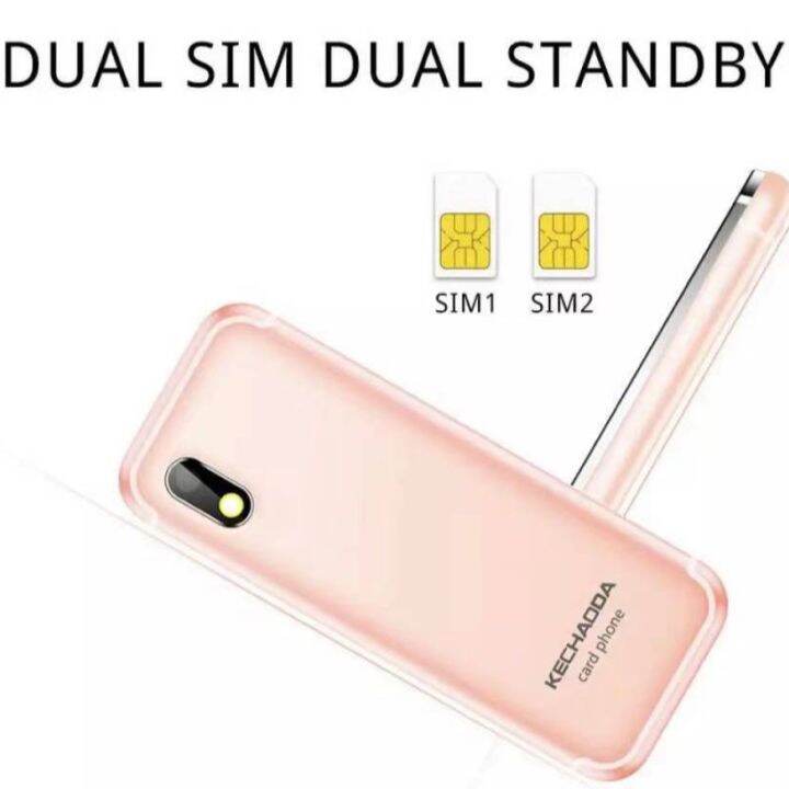 【ooGQ0PSI】Super smartphone COD ORIGINAL KECHAODA K115 CARD SIZE MINI ...