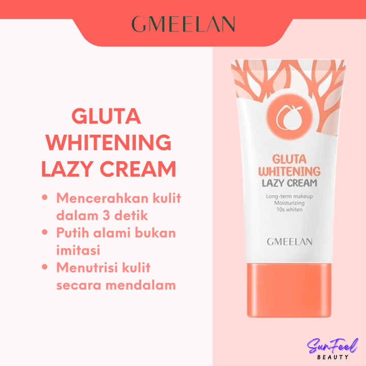 GMEELAN Gluta Whitening Lazy Cream 30g | Lazada
