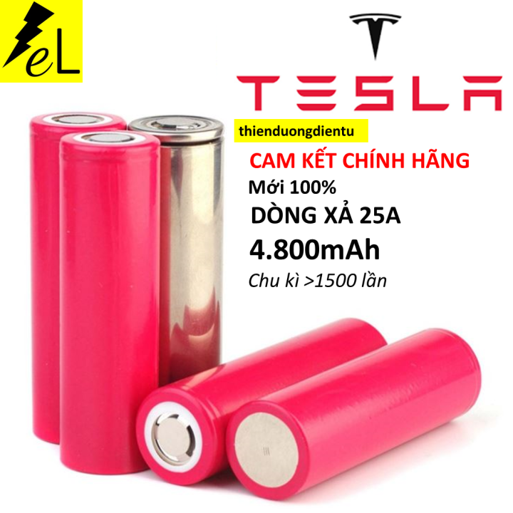 TDDT Cell Pin 21700 Tesla 4.800mAh-Xả 25A|| chính hãng mới 100% | Lazada.vn