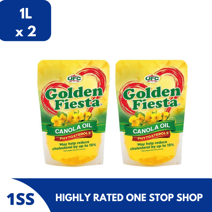 UFC Golden Fiesta Canola Oil, 1L set of 2 | Lazada PH