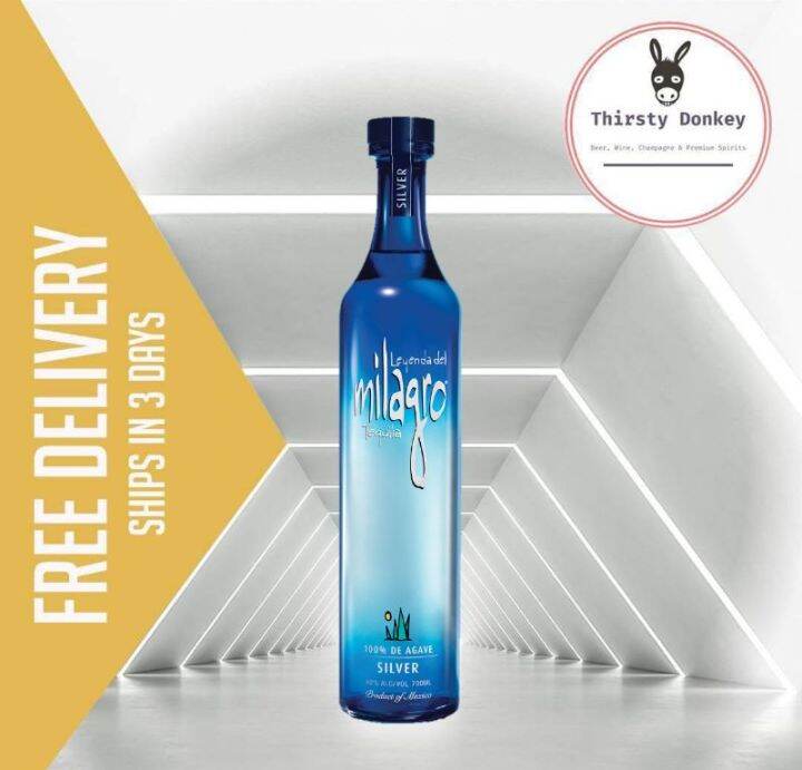 Milagro Tequila Silver Blue Agave 700ml | Lazada Singapore