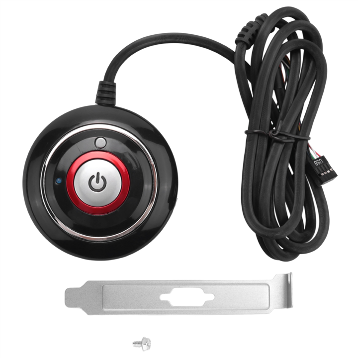 PC Power Button Switch Portable Desktop Computer Switch with Extension ...