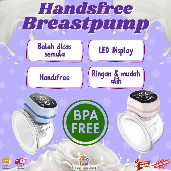 pam susu pump susu pam susu elektrik handfree breast pump pam susu ...