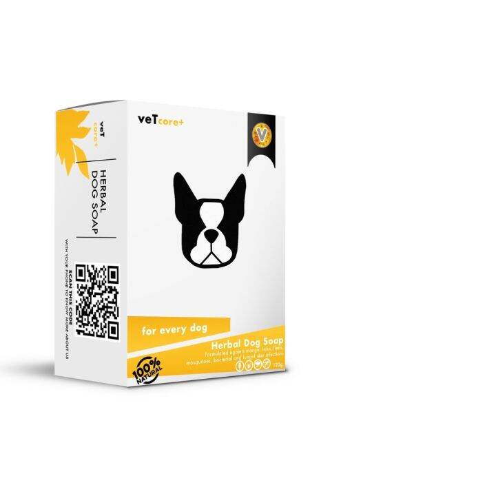 veTcore Herbal Dog Soap 120g Effective Antibacterial Antifungal Anti ...