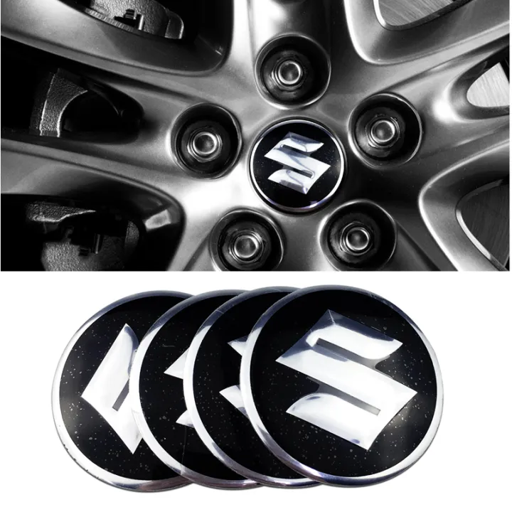 （ssklo） 4 Pieces 56mm Car Wheel Center Hub Caps Emblem Stickers Auto ...