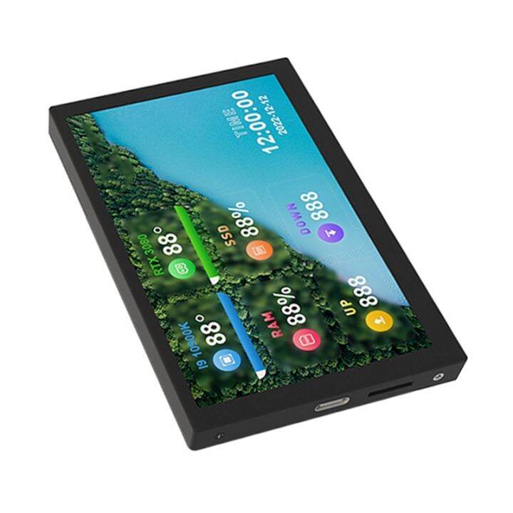 5 Inch IPS LCD Monitor Mini Computer Monitor Secondary Screen USB ...