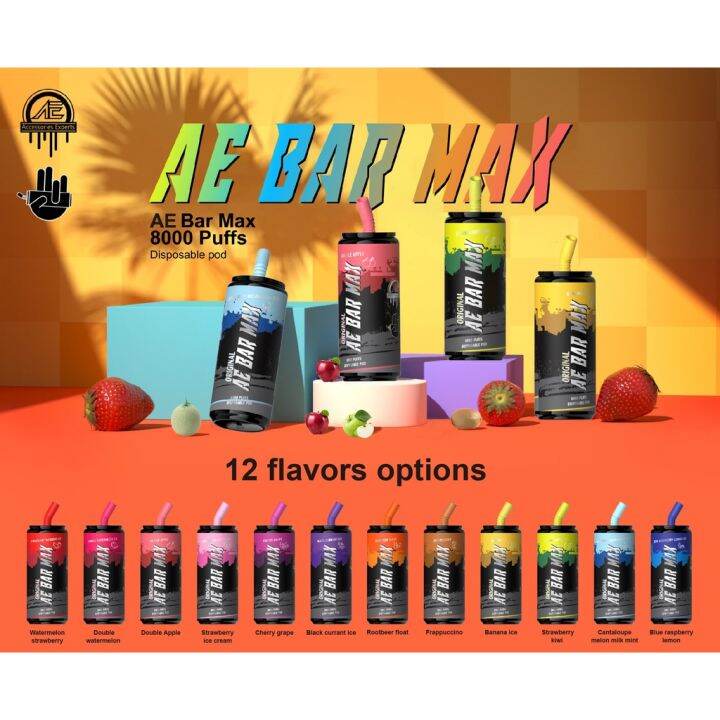 AEBAR MAX 8000puffs Pod Rechargable | Lazada PH