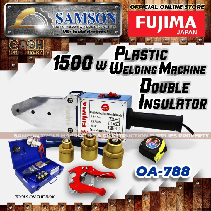 FUJIMA 1500W Plastic Welding Machine Double Insulator with Metal Case ...