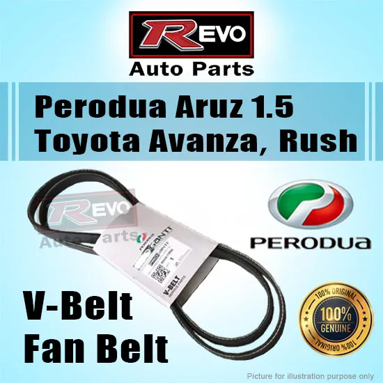 Original Genuine Perodua ProGanti Fan Belt Perodua Aruz Toyota Avanza ...