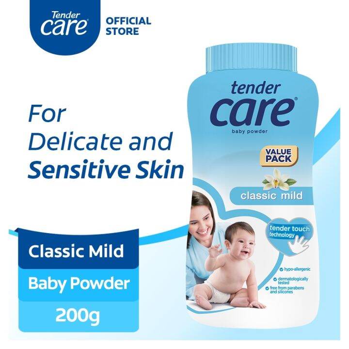 Tender Care Classic Mild Hypo-Allergenic Baby Powder 200g | Lazada PH