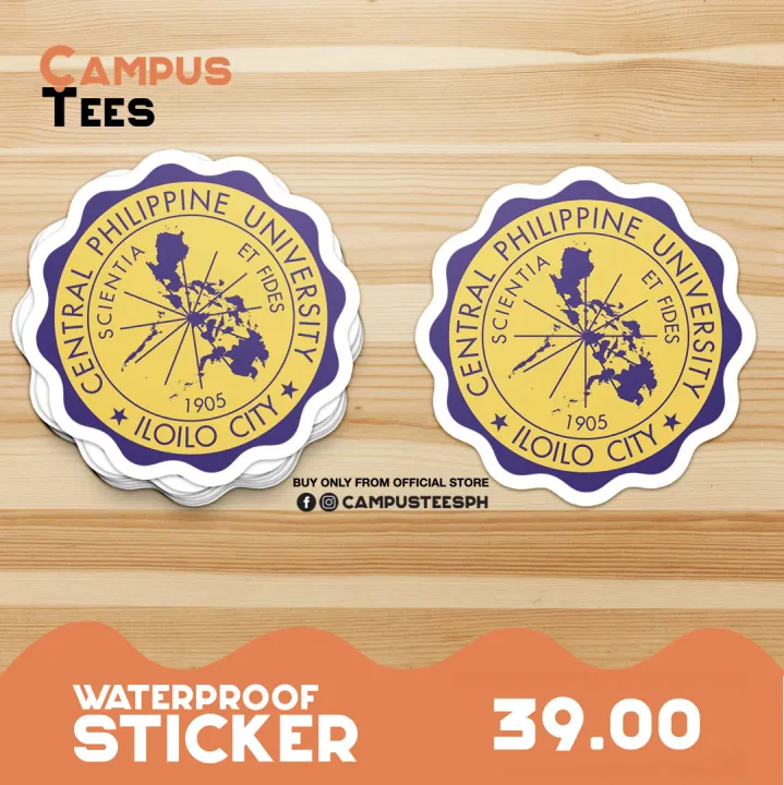 [CAMPUS TEES PH] CENTRAL PHILIPPINE University and College School Logo ...