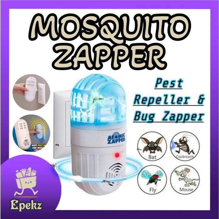 Original Effective Atomic Zapper Mosquito Killer New Ultrasonic Insect ...