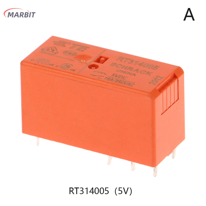 MARBIT 100%Original New Relay RT314024 16A250VAC 8PIN 5V 12V 24V 48V ...