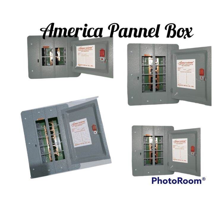 AMERICA ELECTRIC PANEL BOX 2 POLE PLUG-IN CIRCUIT BREAKER SIZE 2X2 3X3 ...