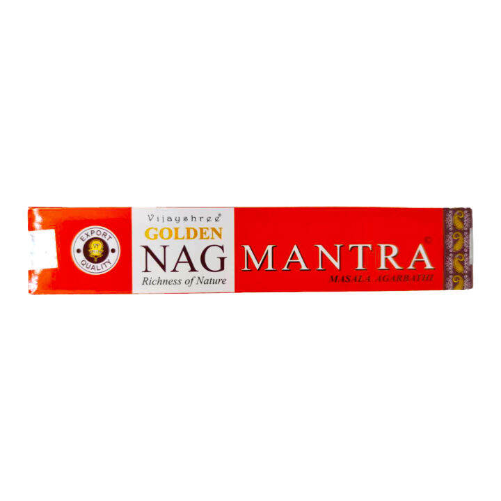 Natural Efe / Indian incense sticks - GOLDEN NAG MANTRA / ธูปหอม แมนตา 15g | Lazada.co.th