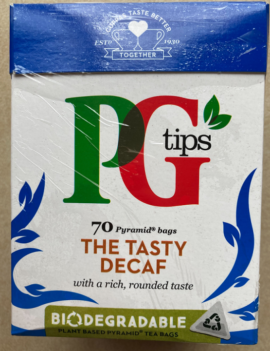 New Lot🔥PG tips tea bag 70s Decaf ชาดำ100% ไม่มีคาเฟอีน นำเข้าจากอังกฤษ ...