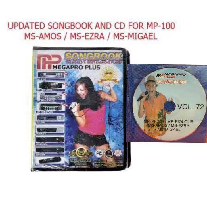 MEGAPRO MP100 songbook singlist with CD vol 76 | Lazada PH