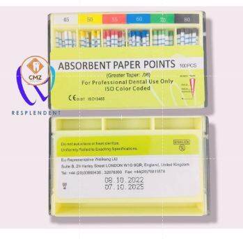 1Box Dental Absorbent Paper Points Sizes 15-40# 45-80# Use Dentistry ...